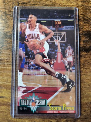 1993-94 Fleer NBA Jam Session Scottie Pippen #34 Chicago Bulls HOF All ...
