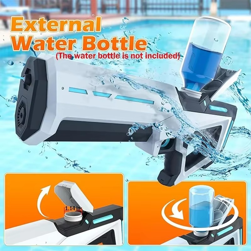 Electric Water Gun for Adults Kids High Powered Water Blaster Automatic ...
