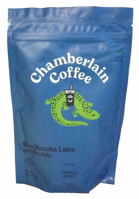2 Chamberlain Coffee Blue Matcha Latte With Oat Milk 10oz Pouch Vegan ...