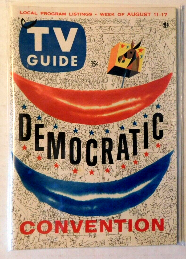TV GUIDE #176 Aug 11, 1956 Democratic Convention | eBay