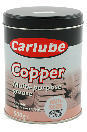12 x CARLUBE COPPER SLIP GREASE 500g MULTI PURPOSE ANTI SEIZE ASSEMBLY ...
