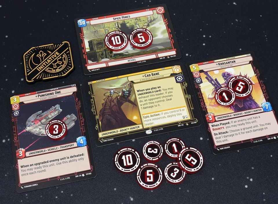 Star Wars UNLIMITED TCG compatible acrylic upgrade token set | eBay