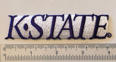 Kansas State Embroidered Iron On Patch, 4” | eBay