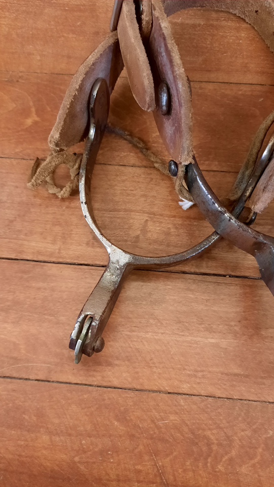 Original NORTH & JUDD SPURS Silver Spurs Marked w/Anchor Cowboy Spurs ...