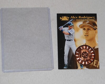 1997 Pinnacle Mint 3 / 30 Alex Rodriguez Baseball Card Seattle Mariners ...