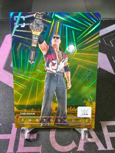 2024 Panini WWE Photogenic The Rock #102 Wedges 22/49! | eBay