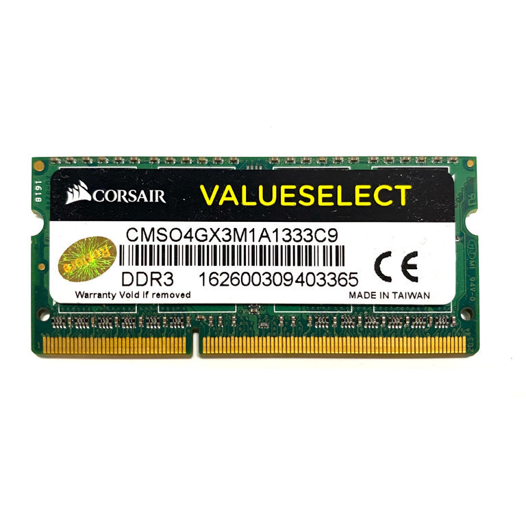 4GB CMSO4GX3M1A1333C9 Corsair Valueselect RAM Laptop PC3-10600S | eBay.de