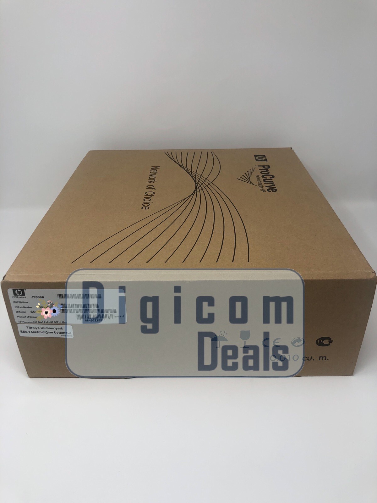 NEW SEALED J9308A HP ProCurve 20-Port 10/100/1000 PoE+/4-Port MiniGBIC ...