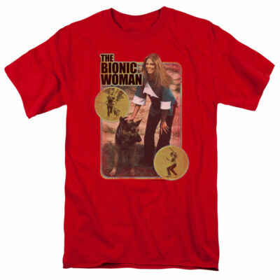 The Bionic Woman Jamie and Max T Shirt Mens Licensed Classic ...