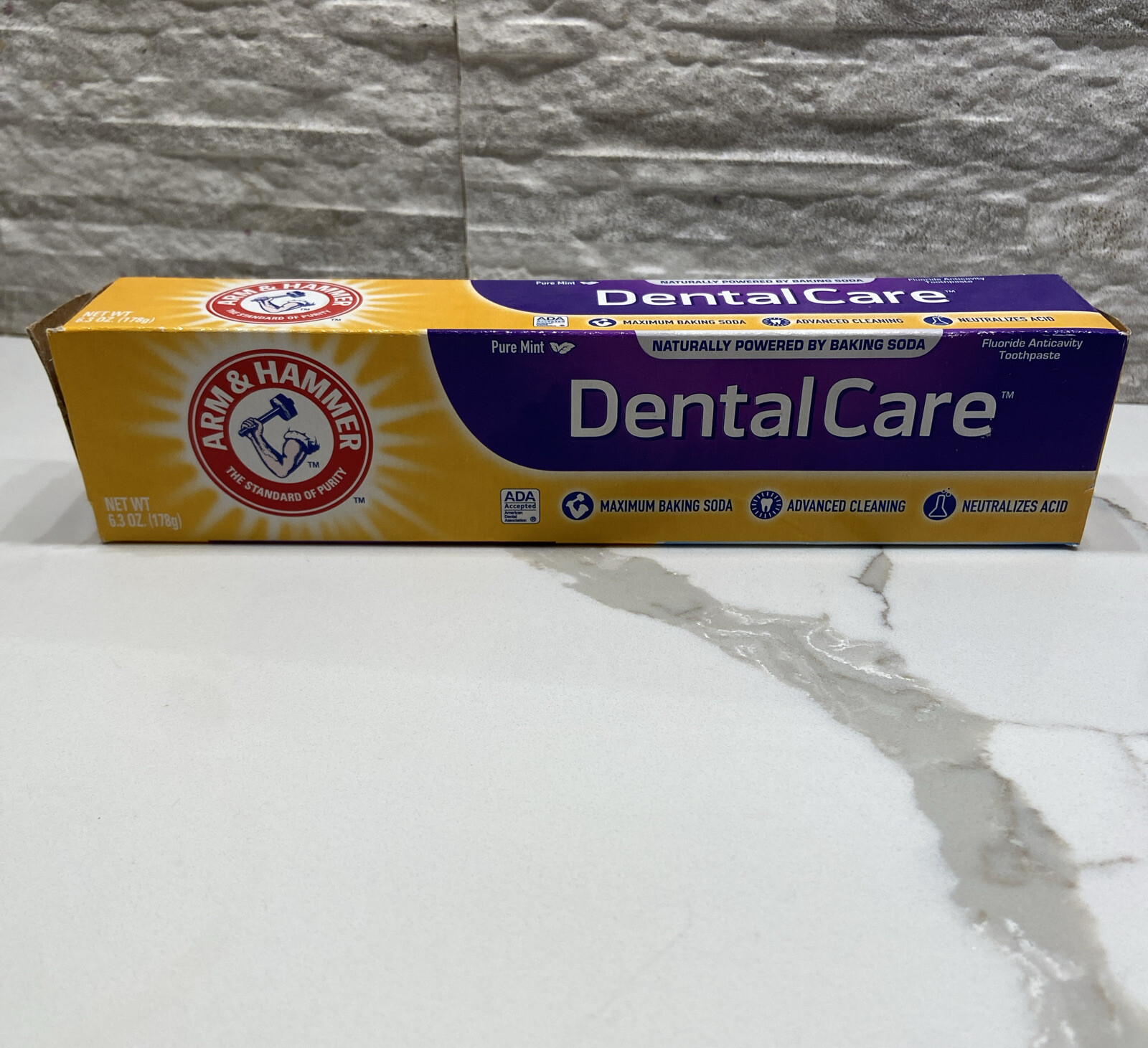 Arm & Hammer Dental Care Toothpaste Mint Fluoride Anticavity Baking ...