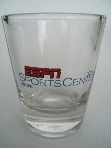 ESPN Sports Center Shot Glass Vintage | eBay