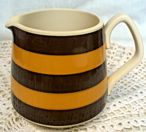 Vintage Sadler Brown & Yellow Creamer Jug Made In England. | eBay