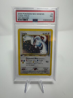Pokemon Lugia Neo Genesis 1st Edition Holo Rare #9 PSA 7 | eBay