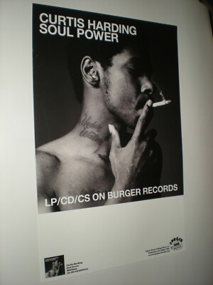 POSTER by CURTIS HARDING soul power PROMO for the band tour album ...