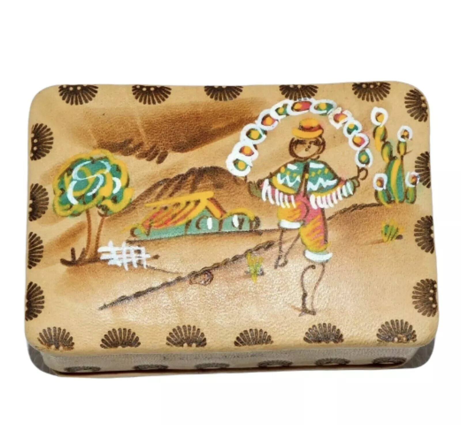 Handmde Leather Ecuador Box or Trinket box. | eBay