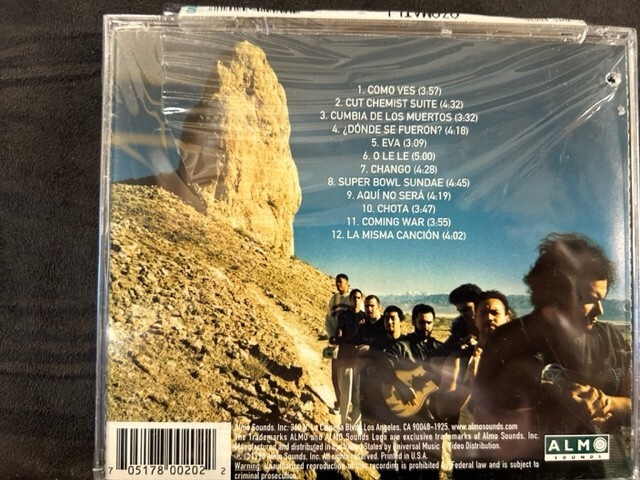 Ozomatli CD Cumbia de los Muertos - 1998 Almo Sounds- New/W/REMAINDER ...