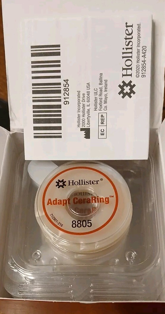 Hollister 8805 Adapt CeraRing 2" Ostomy Barrier Rings Box of 10 Exp ...