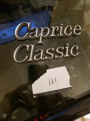 VINTAGE PLASTIC CHEVY CAPRICE CLASSIC EMBLEM 1980'S | eBay