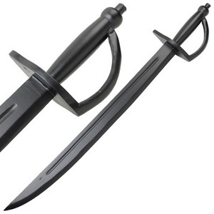 Edward "Blackbeard" Teach Caribbean Wooden Cutlass Pretend Play Pirate ...