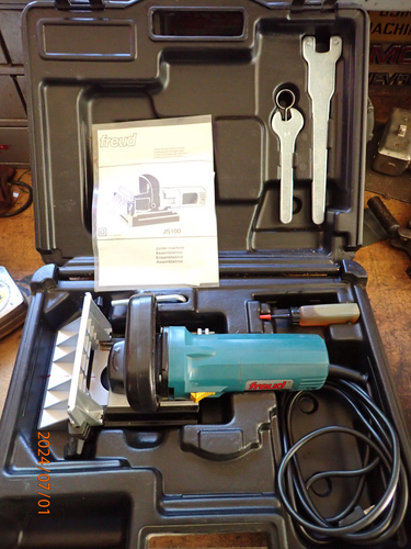OLDER FREUD MODEL JS100 BISCUIT CUTTER PLATE JOINER JOINTER WITH CASE ...