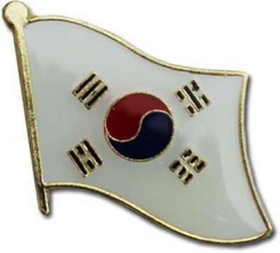 KOREA LAPEL FLAG PIN - NEW SOUTH KOREA PIN | eBay