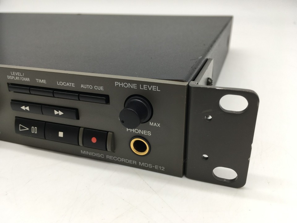 Sony MDS-E12 Broadcast-Grade Professional MD Recorder – LP Mode ...