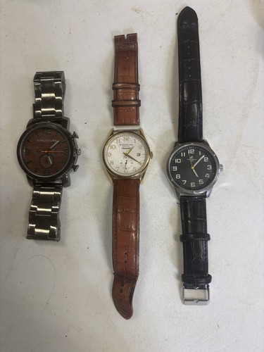 Lot Of (3) Mens Untested Watches- Stuhrling, Caribbean Joe, And ...