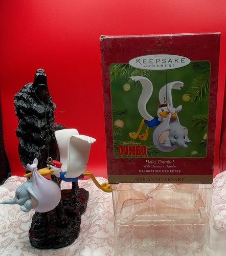 2001 Hallmark Keepsake Ornament Hello Dumbo Walt Disney's Dumbo | eBay