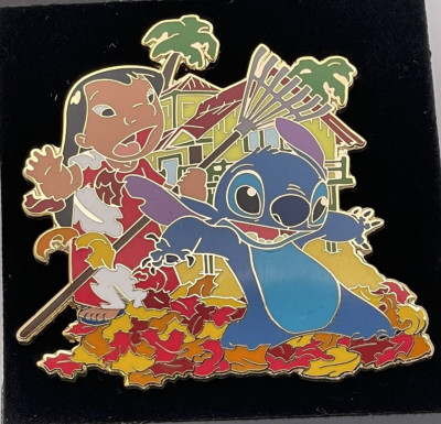 Disney Auctions LILO & STITCH IN FALL LEAVES LE250 Pin | eBay