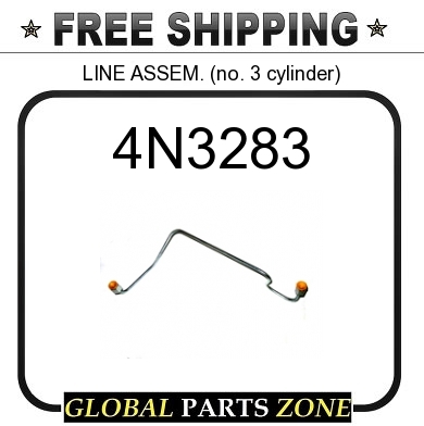 4N3283 - LINE ASSEM. (no. 3 cylinder) for Caterpillar (CAT) | eBay