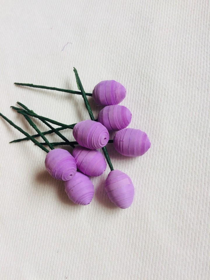 Paper Quilling Handmade Lotus Flowers 20 lot with free buds 10 lot | eBay