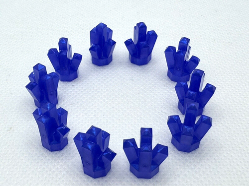 (10) NEW LEGO Crystal Rocks Lot-SATIN PURPLE-5 Point Gem Jewel Treasure ...