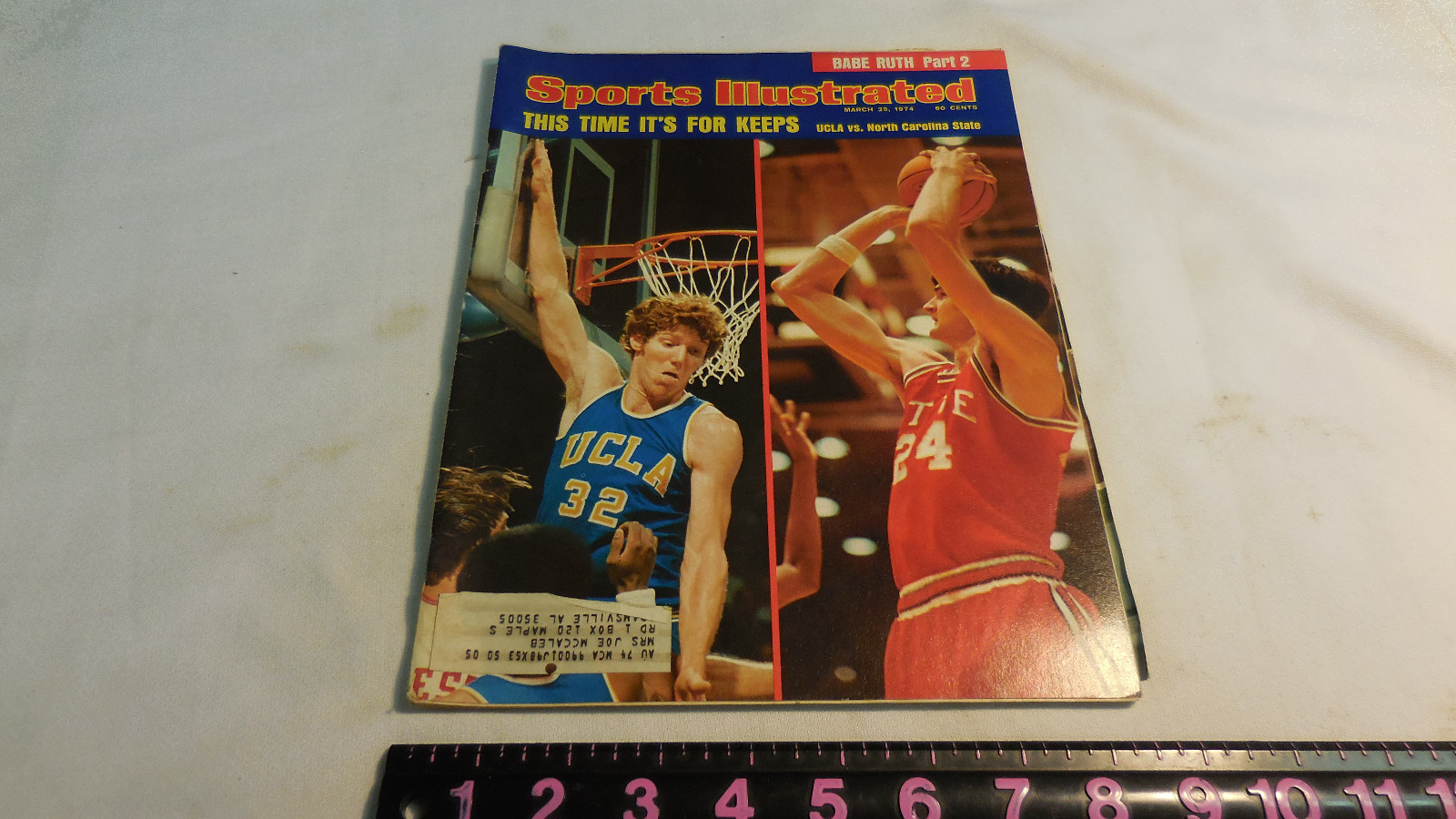 Bill Walton Sports Illustrated March 25 1974 UCLA / North Carolina | eBay