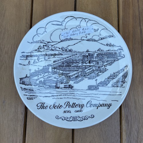 The Scio Ohio Pottery Company Commemorative Plate 1961 9.25" | eBay