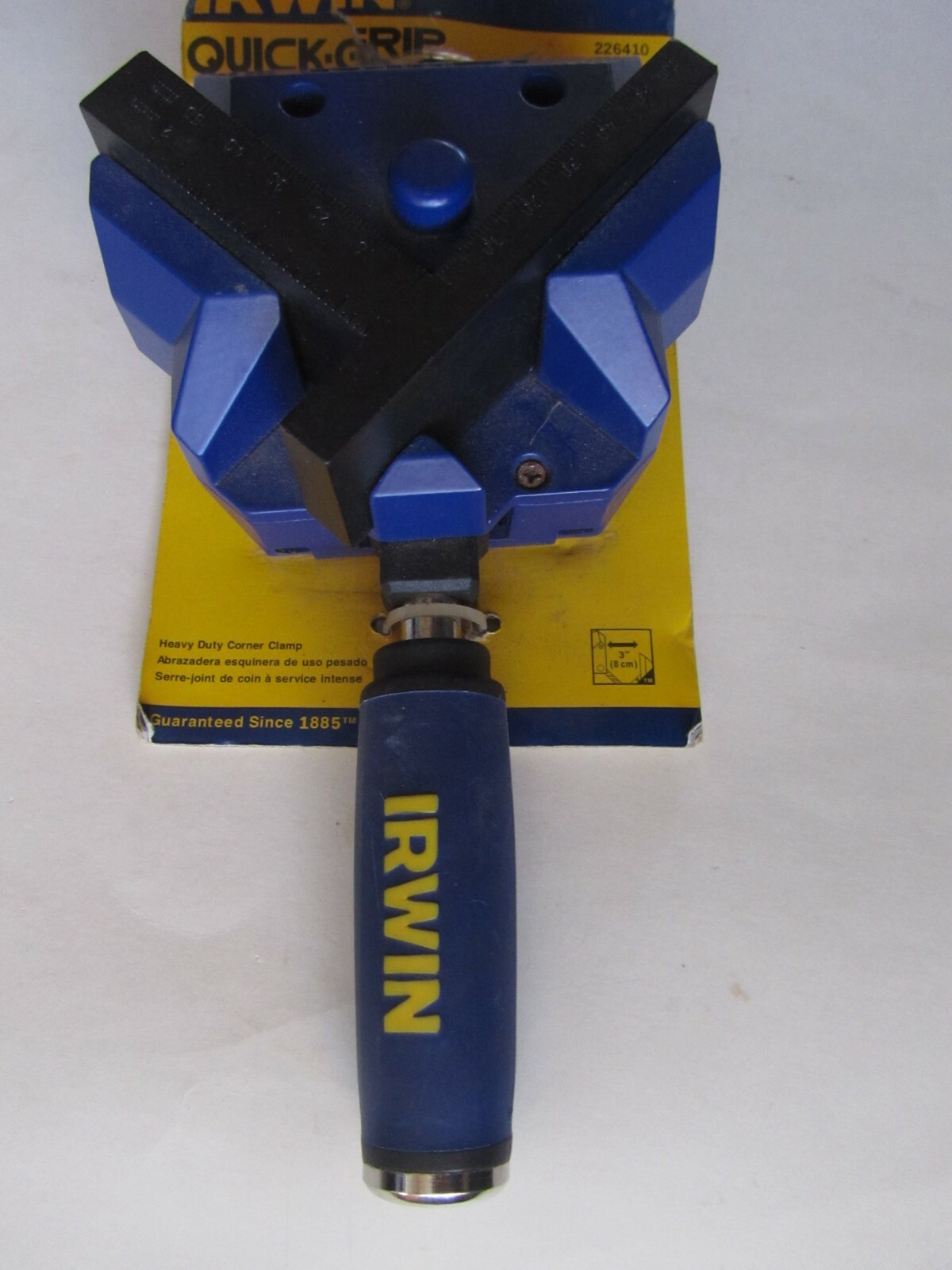 IRWIN QUICK-GRIP Woodworking 90-Degree Right Angle Clamp 3" Jaws 226410 ...