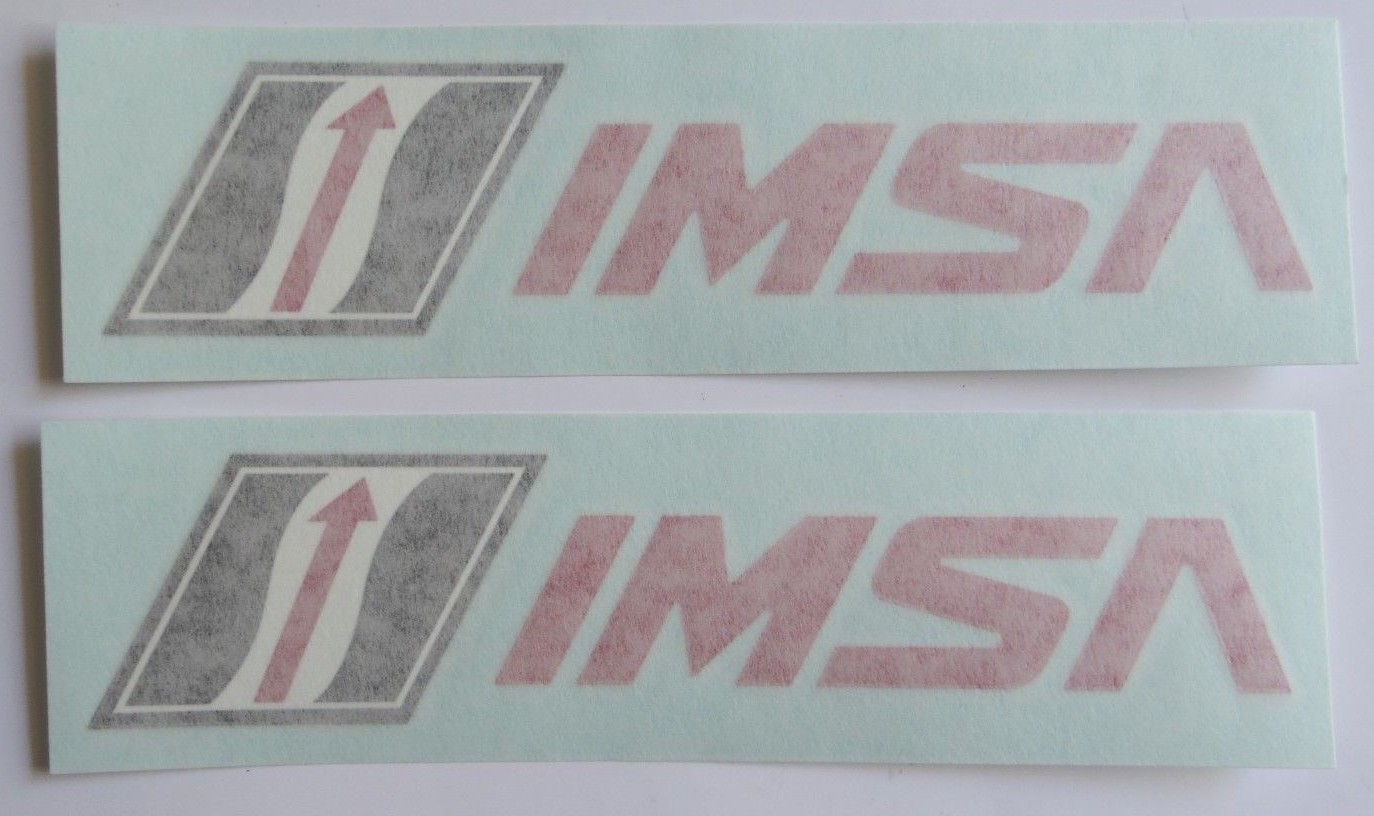 2 Official IMSA Stickers International Motorsports Association 8x2" TFR ...