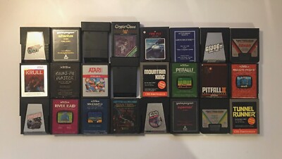 Authentic Atari 2600 Game Cartridges Only - You Pick - Free Sticker ...