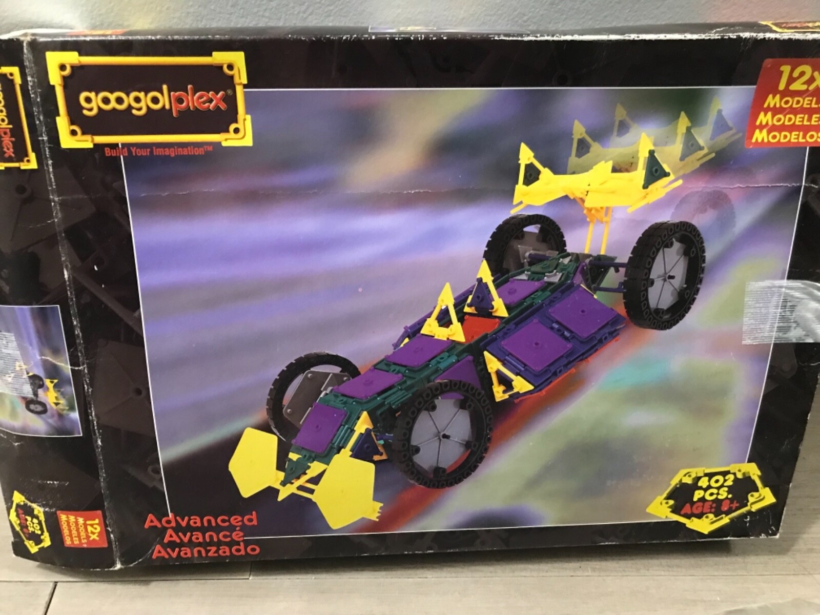 Vintage Googolplex Car/ Vehicle Building Toy Advanced 402 pieces ...
