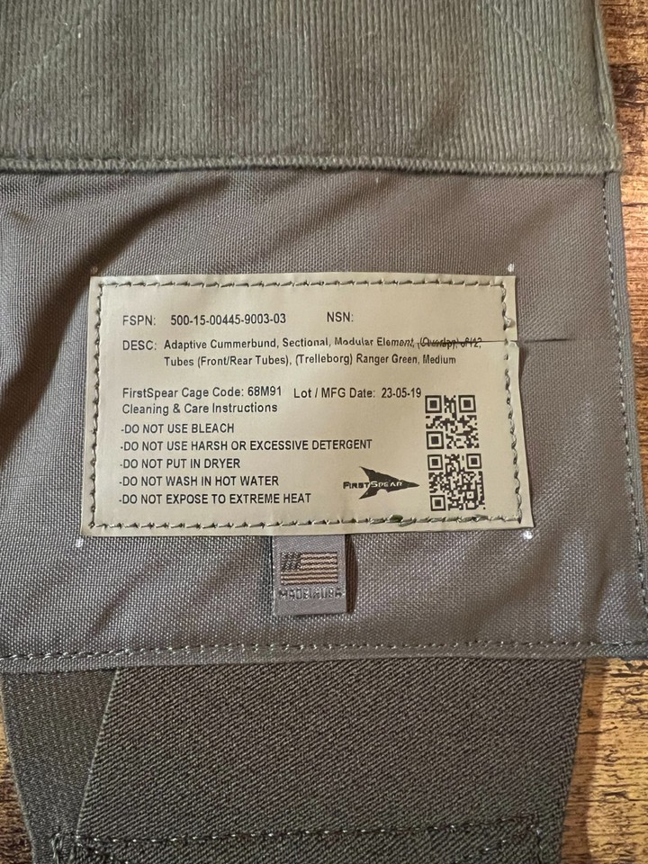 First Spear Amphibian Trelleborg Strandhogg Plate Carrier Medium Ranger ...