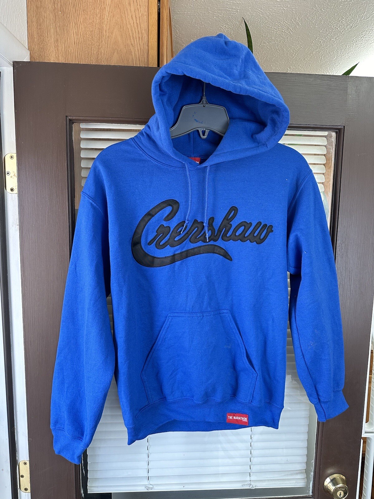 Authentic Nipsey Hussle The Marathon Royal Blue Crenshaw Jacket Hoodie ...