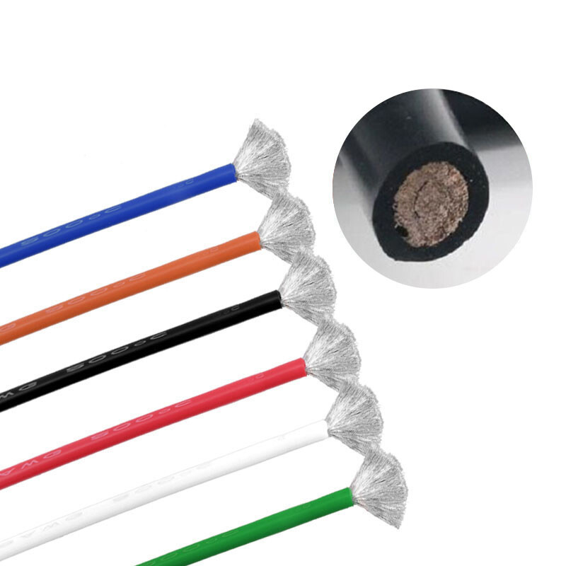 20 AWG Flexible Soft Silicone Wire Cable 0.5mm² Tinned Copper Wire High ...