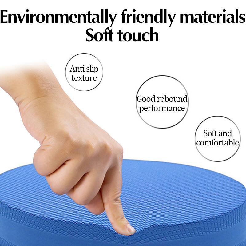 TPE Balance Soft Couch Mat Oval Yoga Mat Exercise Fitness Mat Floor Mat ...