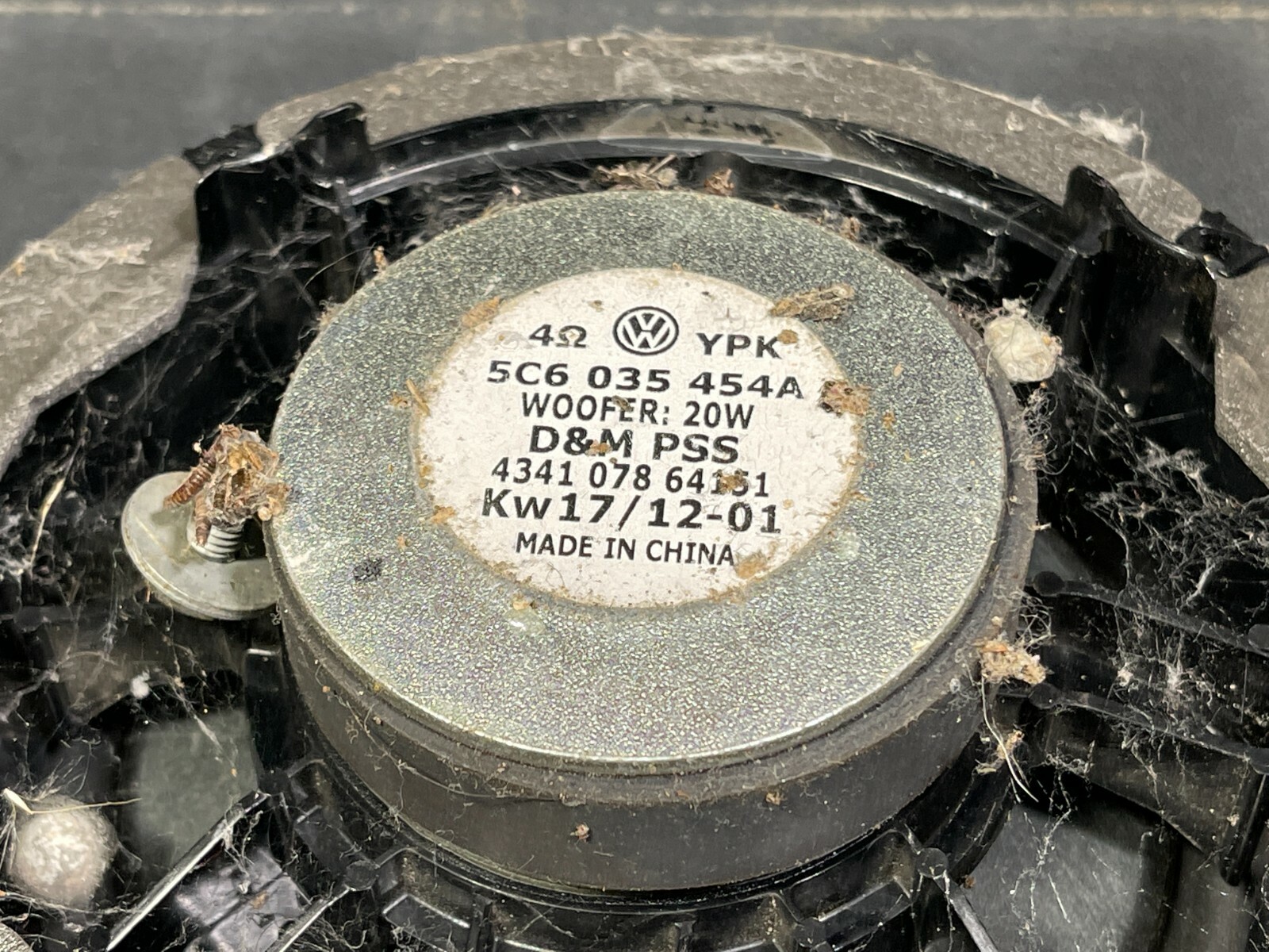 VW Jetta PASSAT Audi Door Speaker Woofer 5C6035454A Og3 for sale online ...