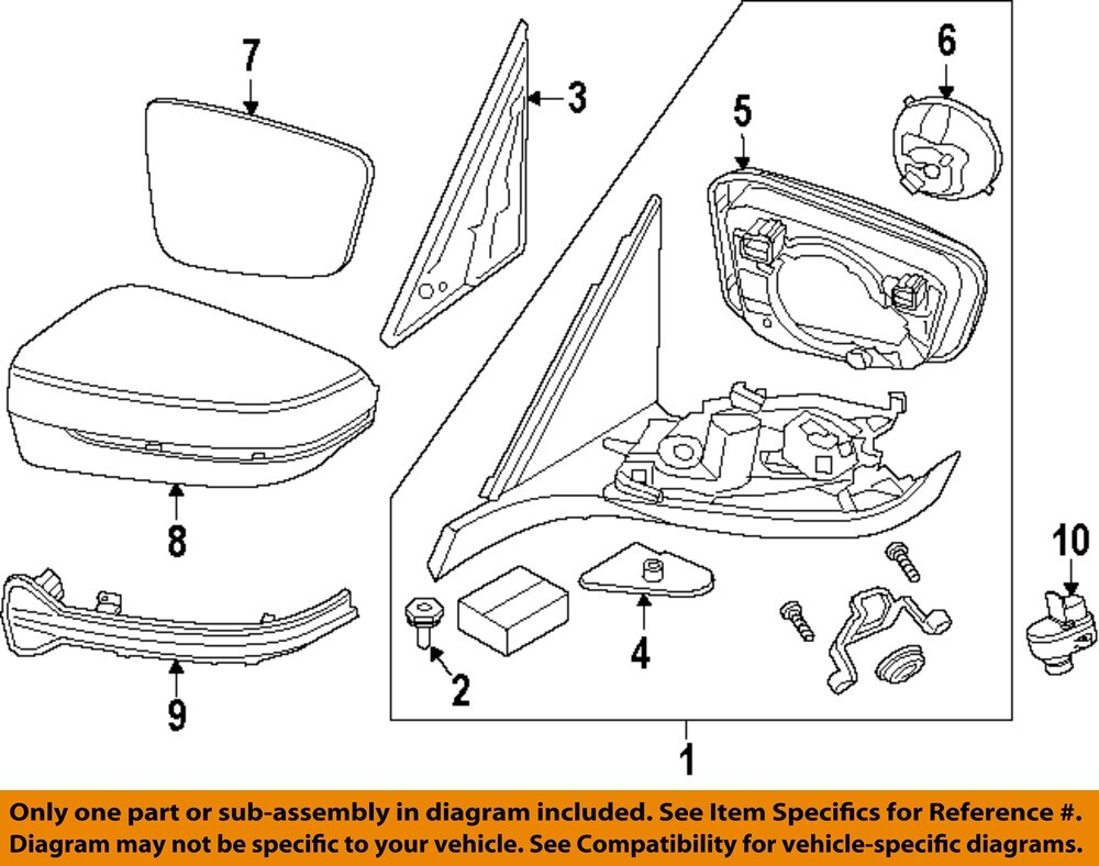 for BMW Genuine Turn Signal Light Assembly Left 51167414649 for sale ...