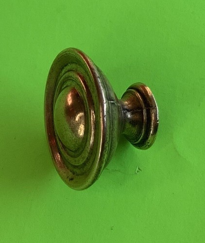 1 1/4” Dia.Antique Hardware Cabinet knob Brass drawer pull Colonial ...