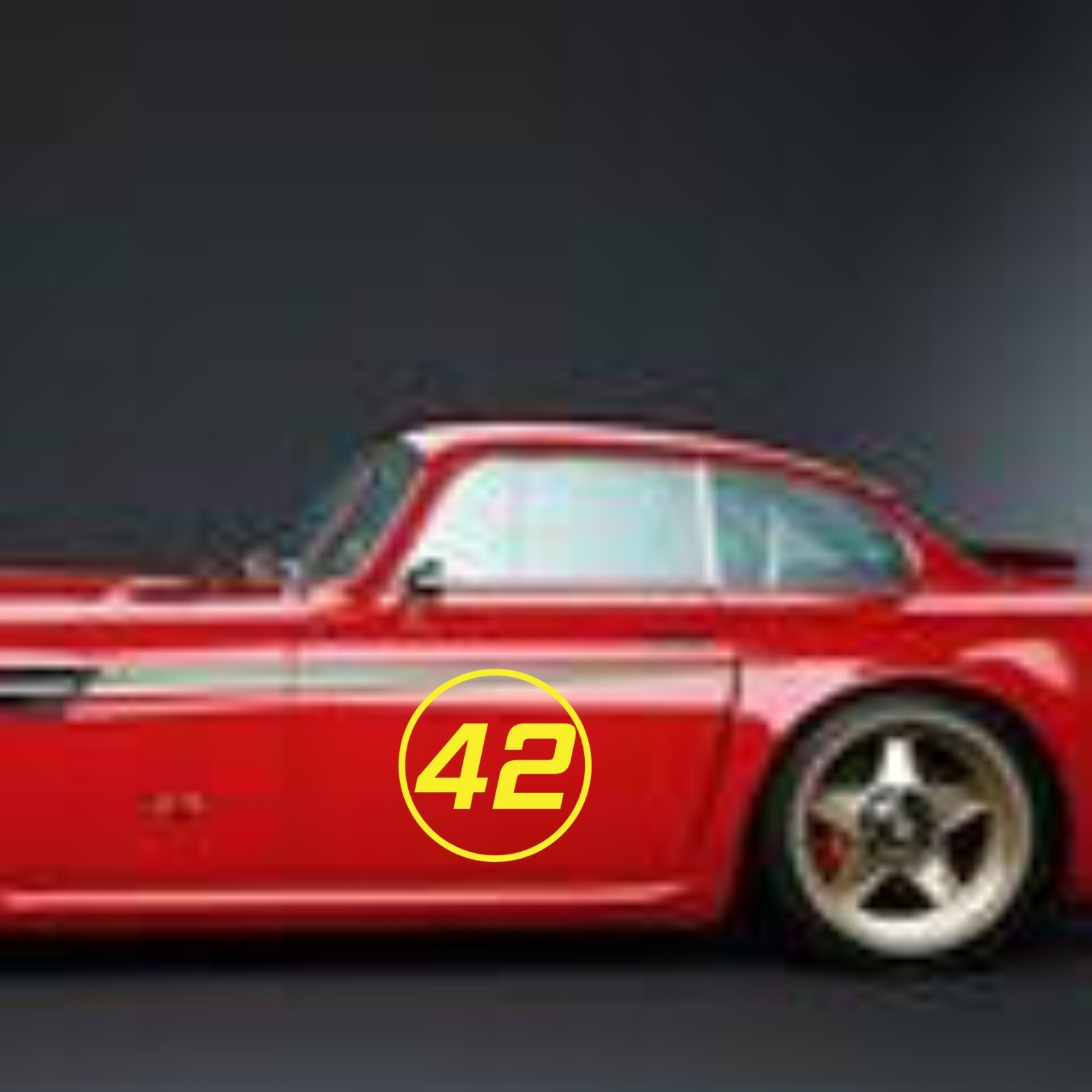 race Car door number ,window ,dub, drift Vinyl van Decal Sticker van ...