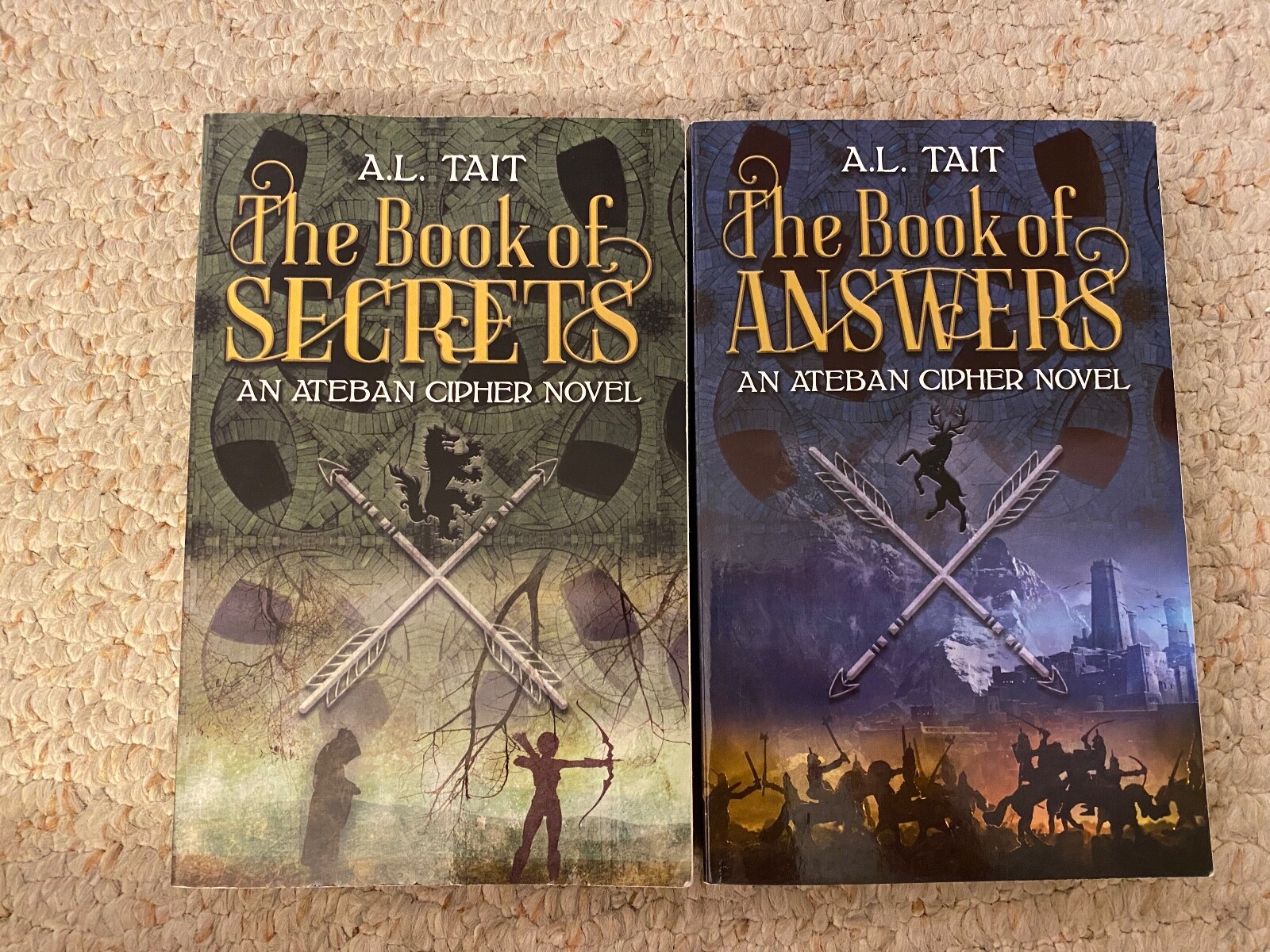 Ateban Cipher books by AL Tait — The Book of Secrets & The Book of ...