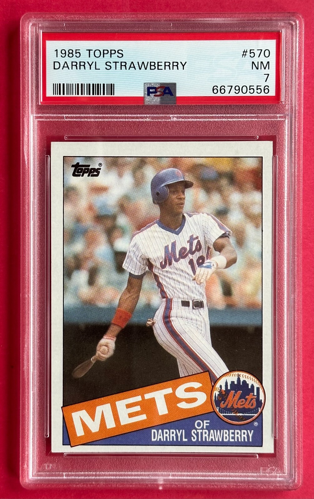 1985 Topps Darryl Strawberry #570 New York Mets (ROY/8x AS/2x SS/3 WS ...