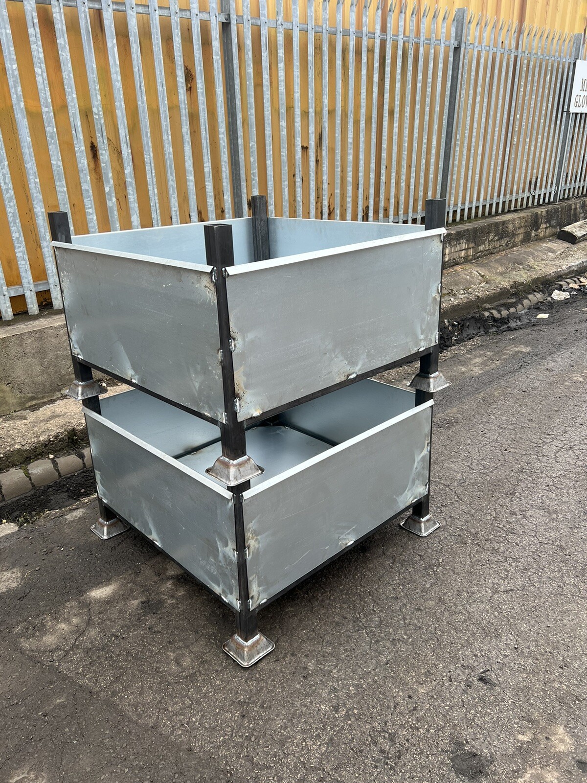 Stackable Scaffold Fitting Bin, Heavy Duty Steel Stillage, Post Pallet ...