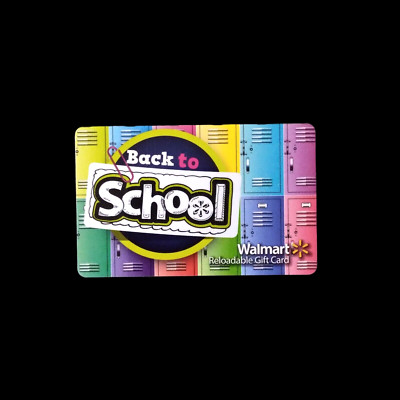 Walmart Back to School lockers COLLECTIBLE GIFT CARD $0 #8745 | eBay
